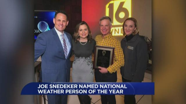 Joe Snedeker named 2020 National Weather Person of the Year | wnep.com